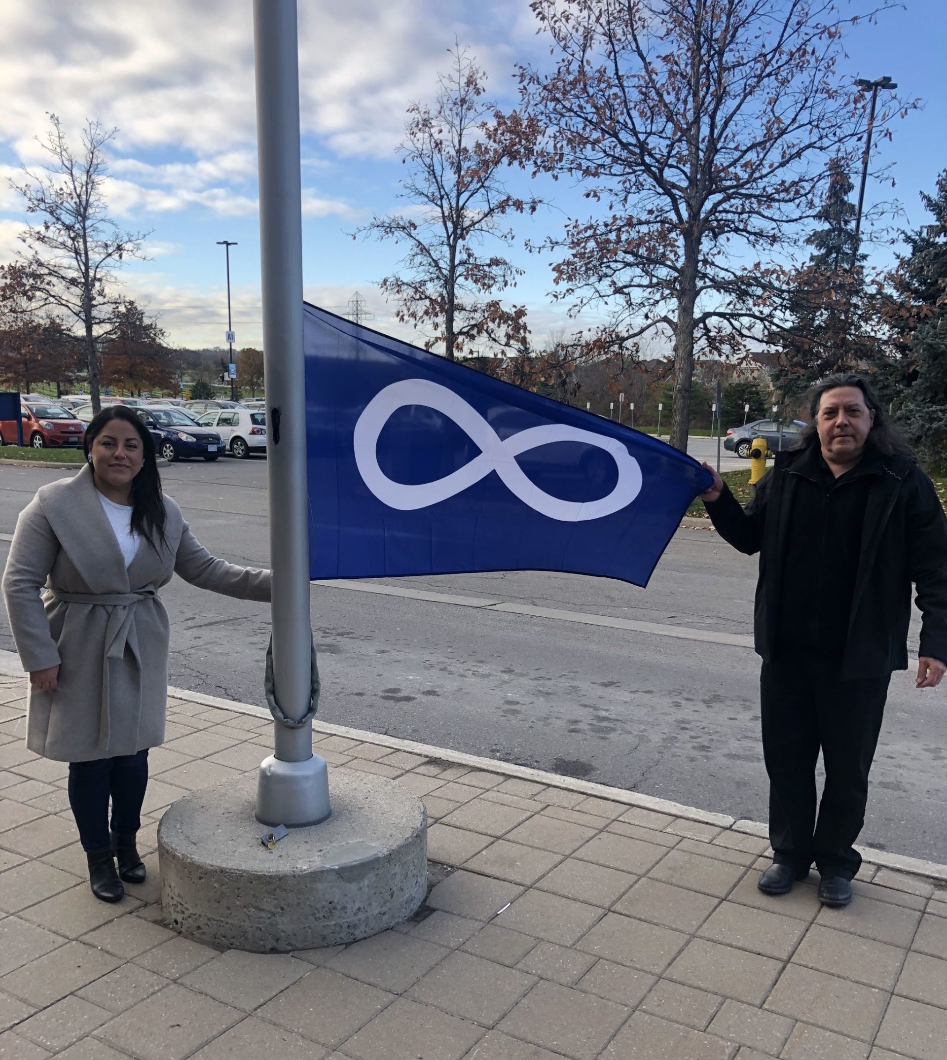 Niagara College marks Louis Riel Day by raising the Métis flag | InsideNC