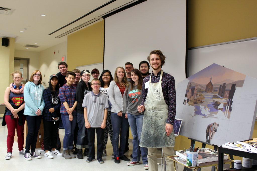 Prodigy artist Josh Tiessen visits Welland Campus | InsideNC
