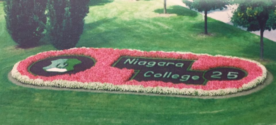 City of Welland flower bed celebrates College's 50th anniversary | InsideNC