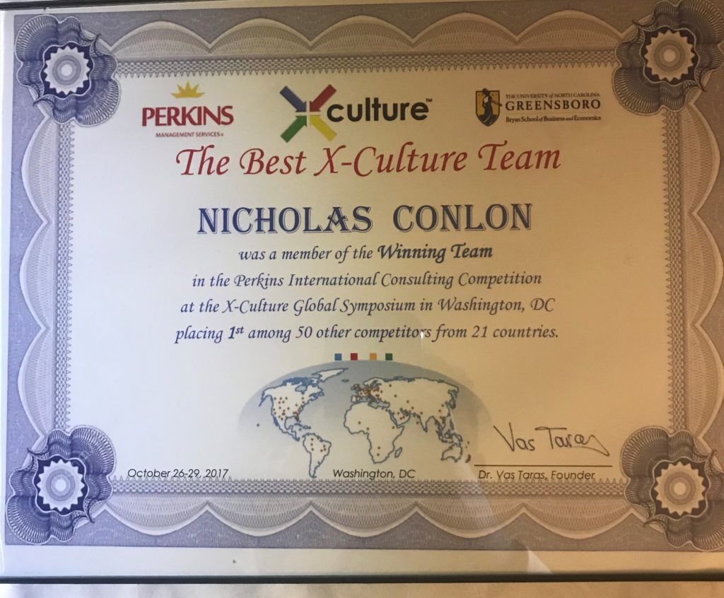 NC student wins first place at X-Culture Global Symposium | InsideNC