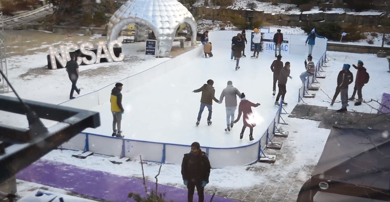 Students lace up for second year of SAC-afeller Square skating rink ...