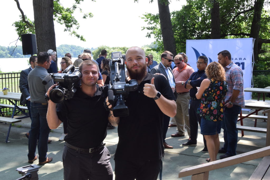 BRTF students film provincial funding announcement for Canada Summer ...