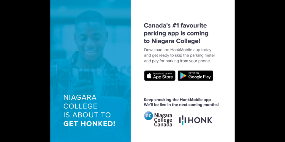Honk Mobile parking app coming to Niagara College | InsideNC