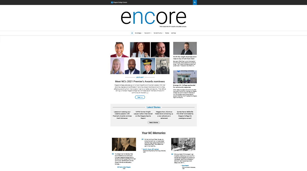 Fall into new content on encore magazine website | InsideNC