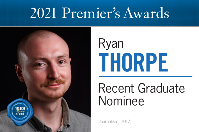 Lessons in truth telling with Premier's Awards nominee Ryan Thorpe ...