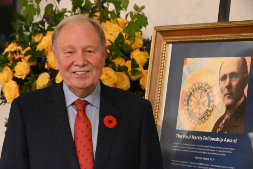 NC's President Emeritus Dan Patterson receives Paul Harris Fellow ...