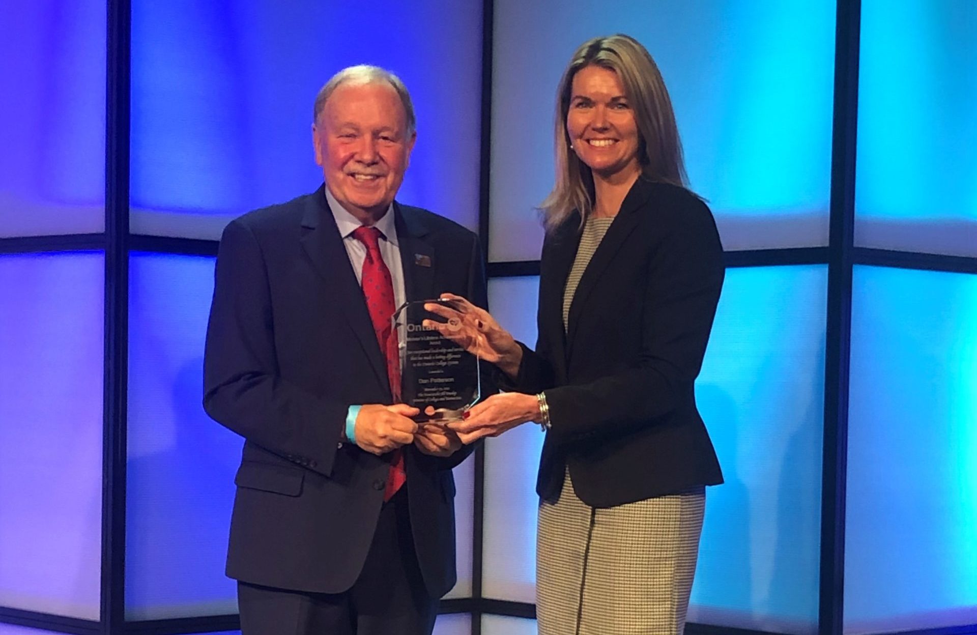 Niagara College's President Emeritus Dan Patterson receives Minister's ...