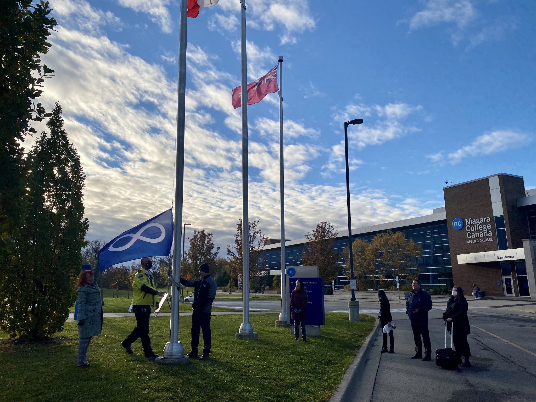 Niagara College marks Louis Riel Day by raising the Métis flag | InsideNC