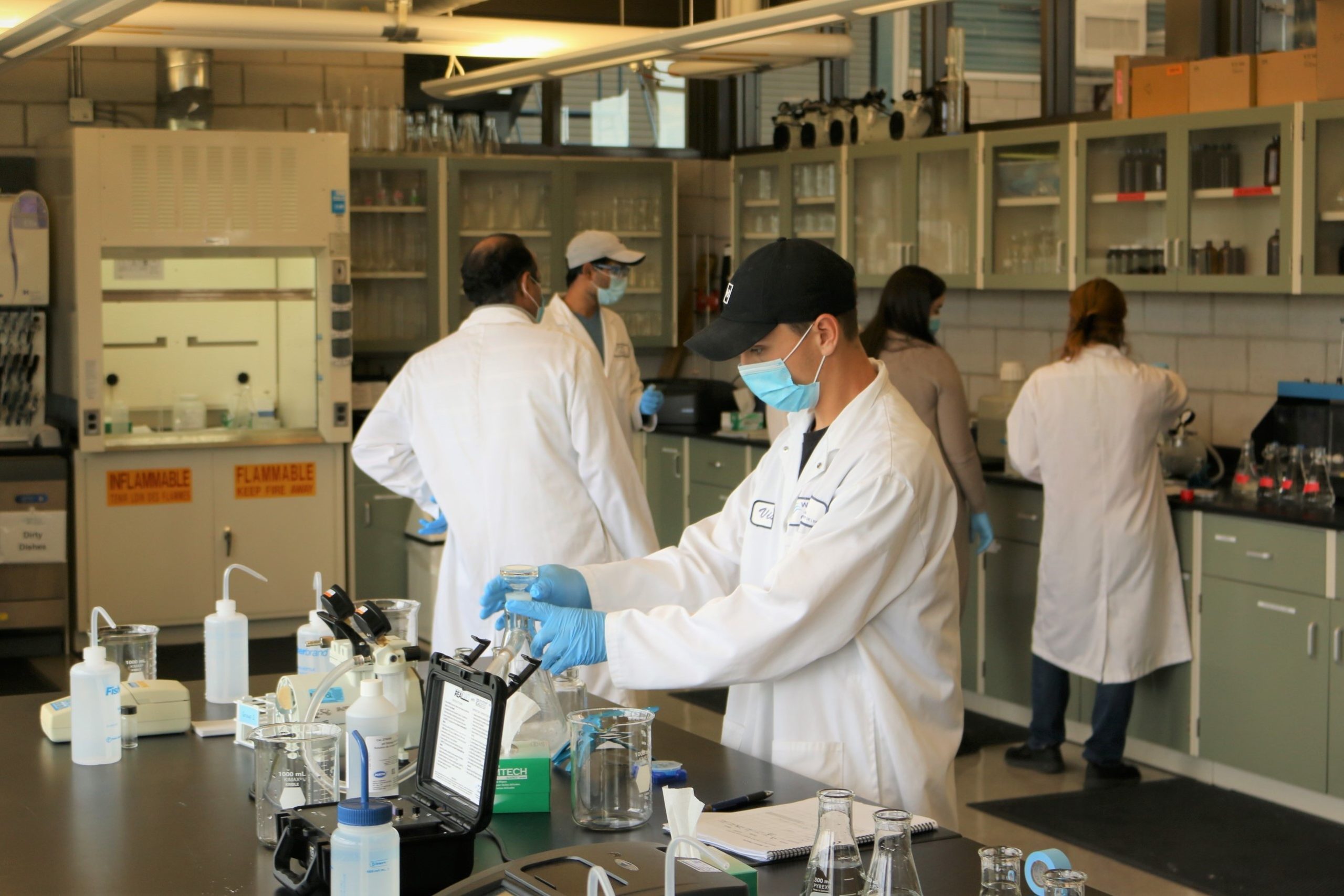 Environmental Technician co-op students complete training from ...