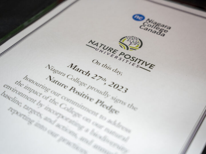 Niagara College signs Sustainable Development Goals Accord and Nature ...