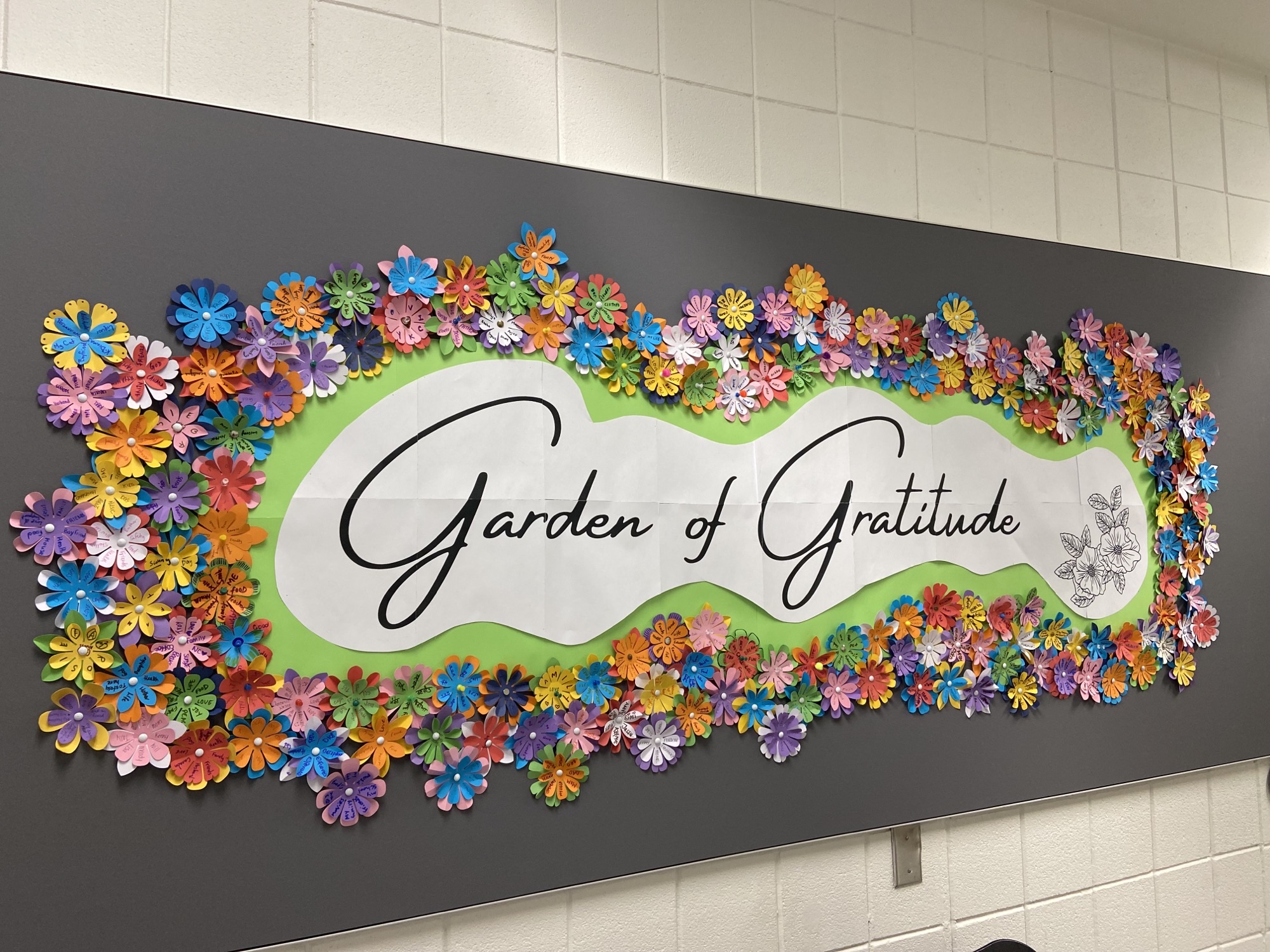 Positive messages bloom from HWAS's month of gratitude | InsideNC