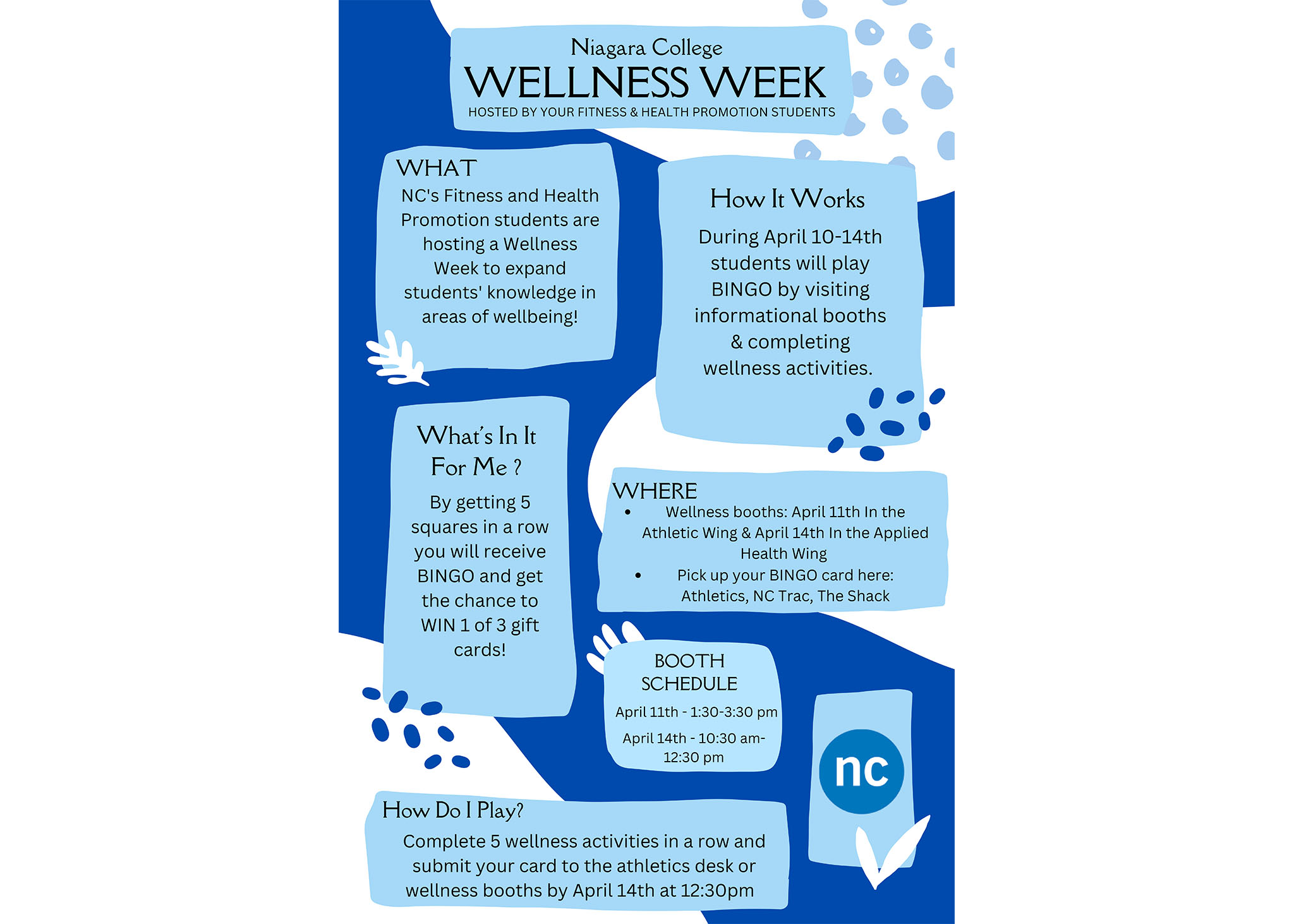 Fitness and Health Promotion students host Wellness Week: April 10 - 14 ...