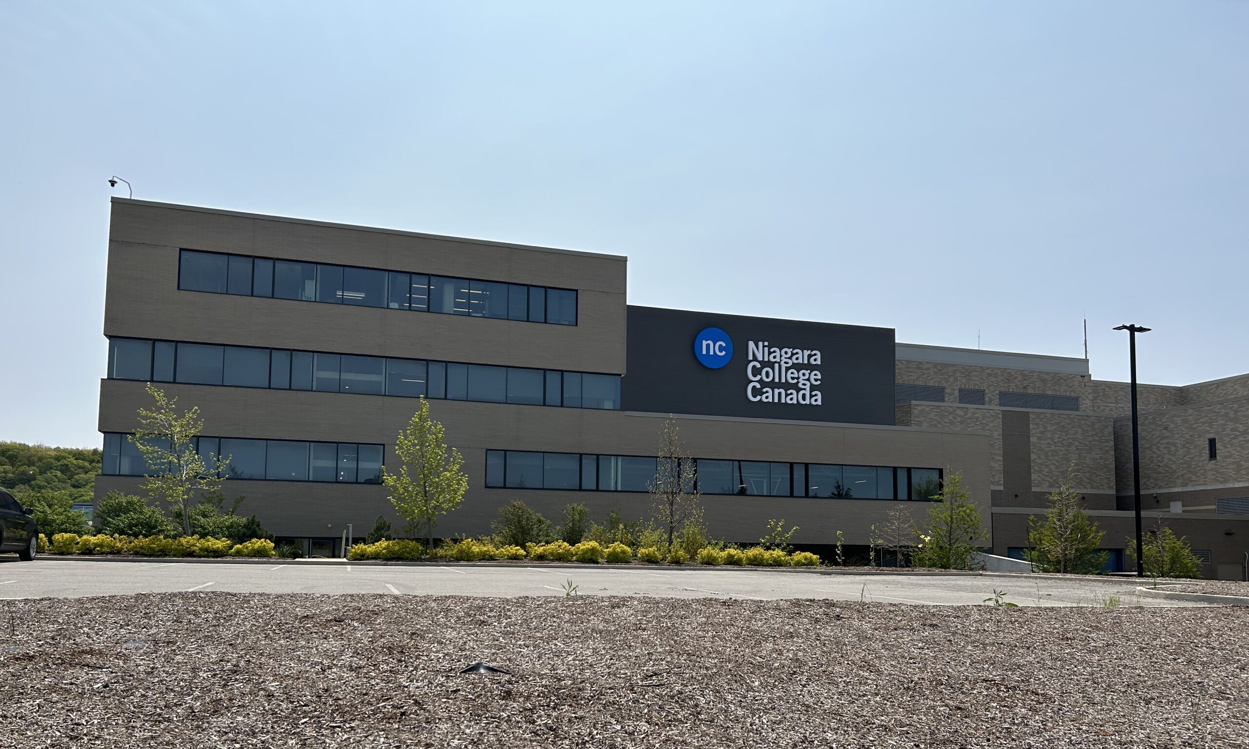 New sign alert: Niagara College brand on full display atop the Marotta ...