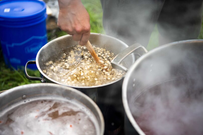 Indigenous Education serves up traditions at corn soup demo | InsideNC