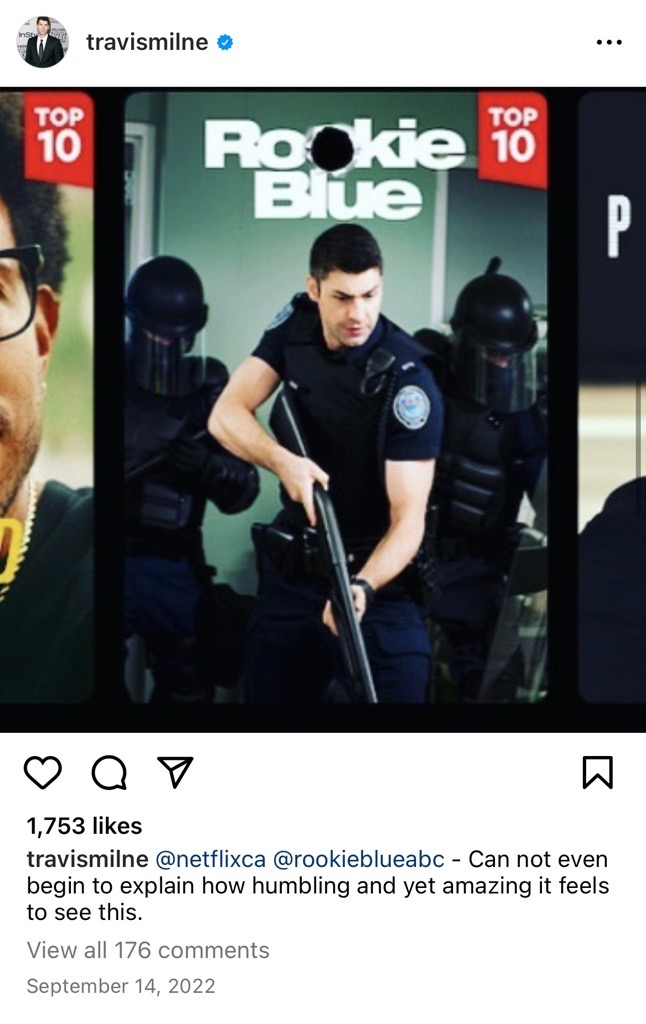 Acting students get up close and personal with star of Rookie Blue ...