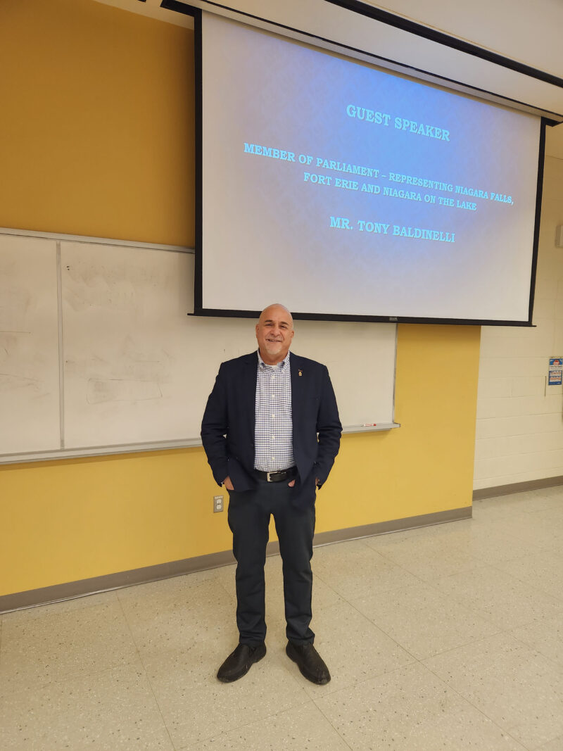 MP Tony Baldinelli shares his experience with Justice and Fitness ...