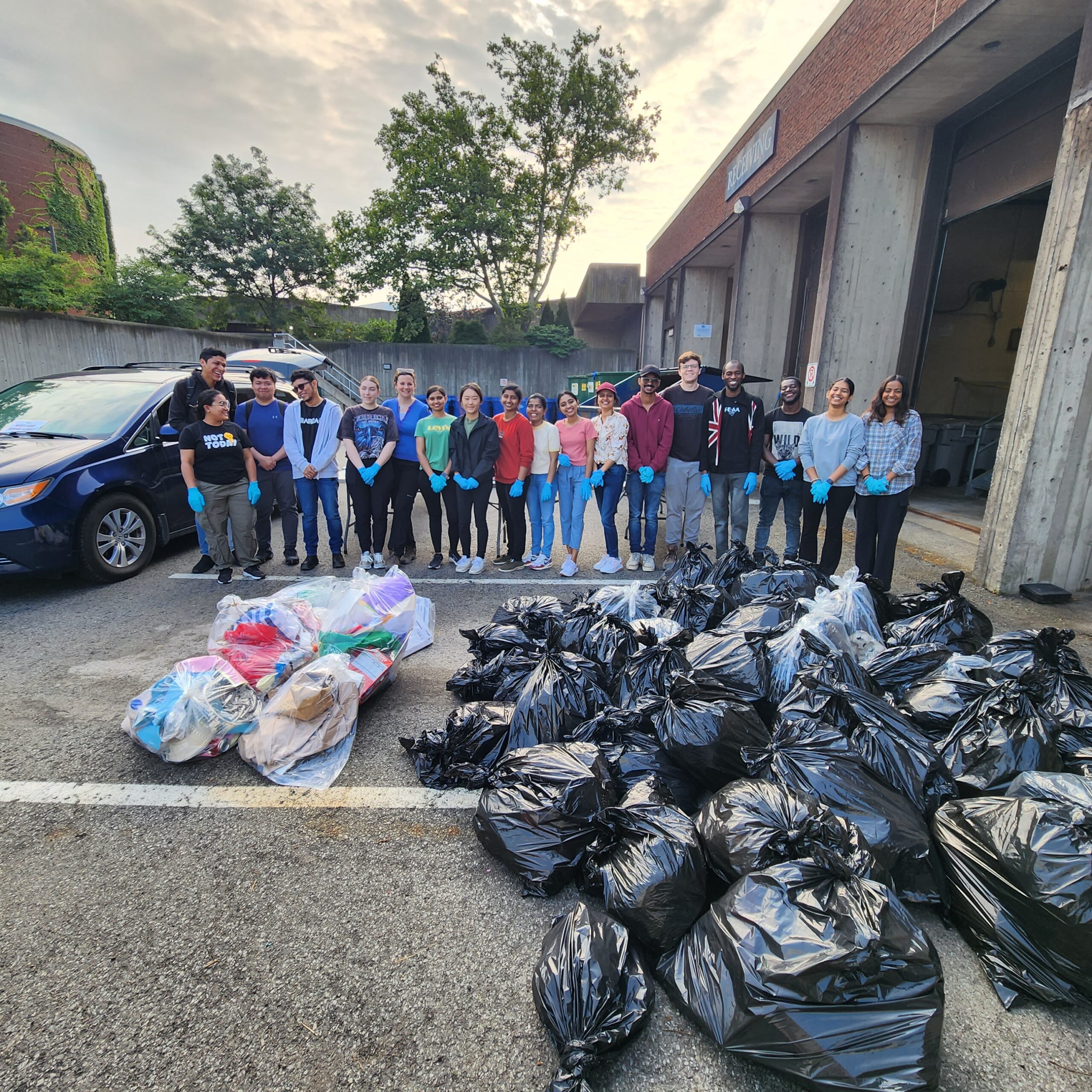 EMA students conduct waste audit on campus in support of College's ...