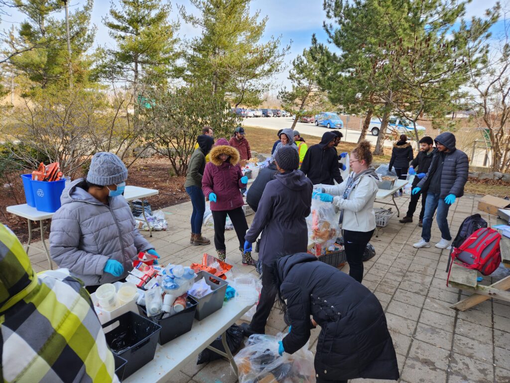 EMA students conduct waste audit on campus in support of College's ...