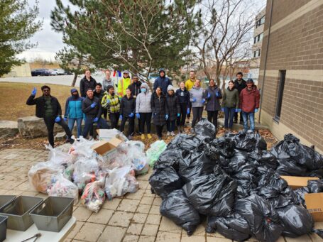EMA students conduct waste audit on campus in support of College's ...