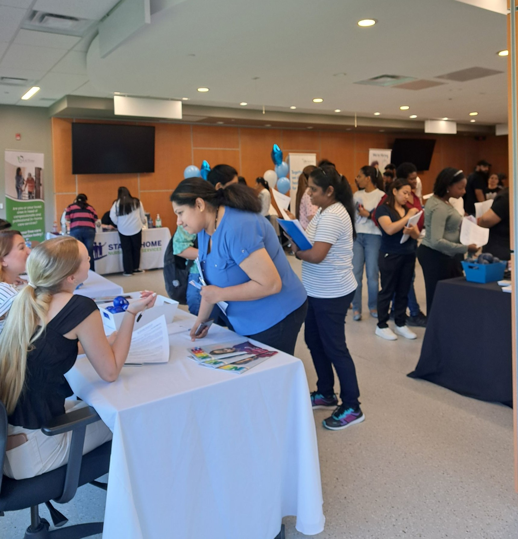 Students and employers connect at Healthcare Job Fair hosted by Career ...