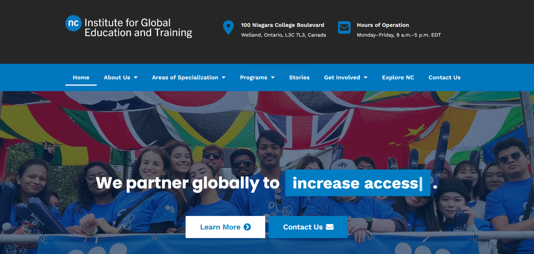 NC's Institute for Global Education & Training launches new website and ...