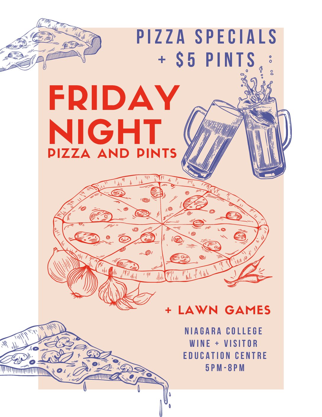 Join us for an evening of food and fun at Friday Night Pizza+Pints ...