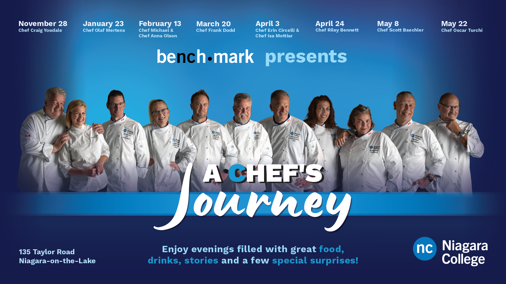 Dynamic duo Michael and Anna Olson dish up A Chef's Journey Feb. 13 ...