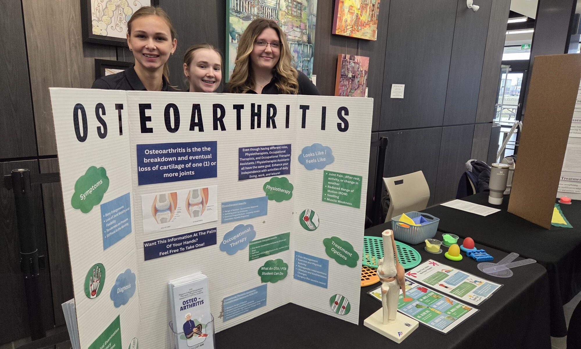 OTA-PTA students flex muscles with community health fair | InsideNC