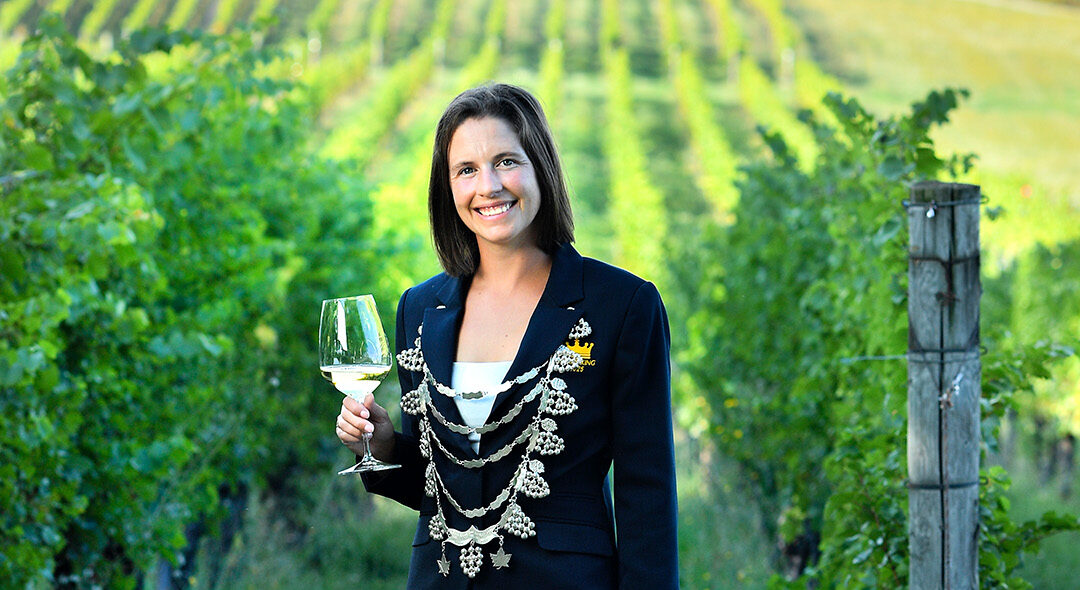 A royal vintage: Alumna Augusta Van Muyen crowned Grape King | InsideNC