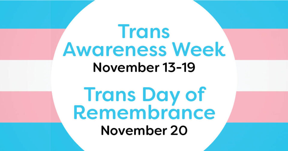 NC to mark Trans Awareness Week, November 13 to 19 | InsideNC