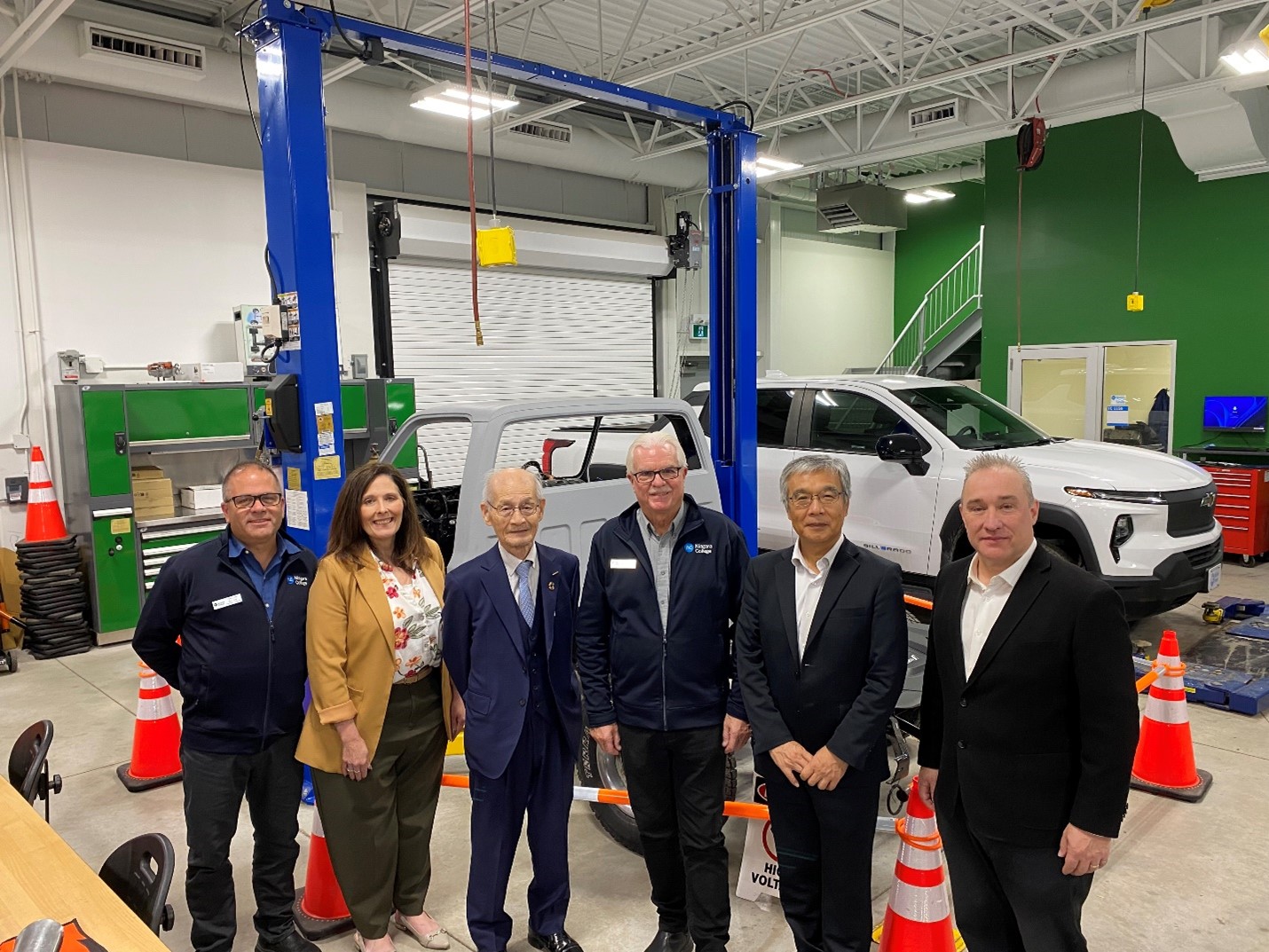 Dr. Yoshino, inventor of lithium-ion battery, tours NC's Green ...