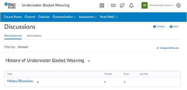 Accessing Communication Tools in Brightspace | LauNCh Guide | Niagara ...