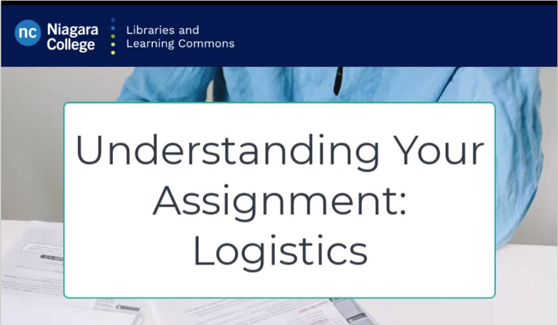 Understanding Your Assignments | LauNCh Guide | Niagara College