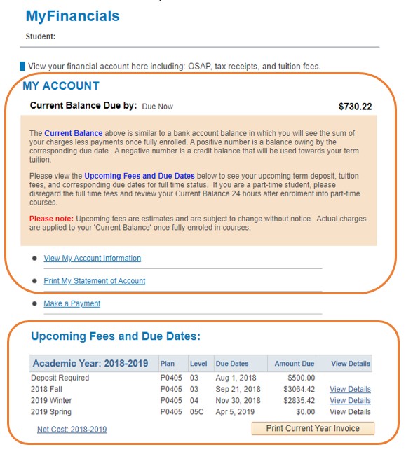 How-to: Navigate MyFinancials | MyNC | Niagara College