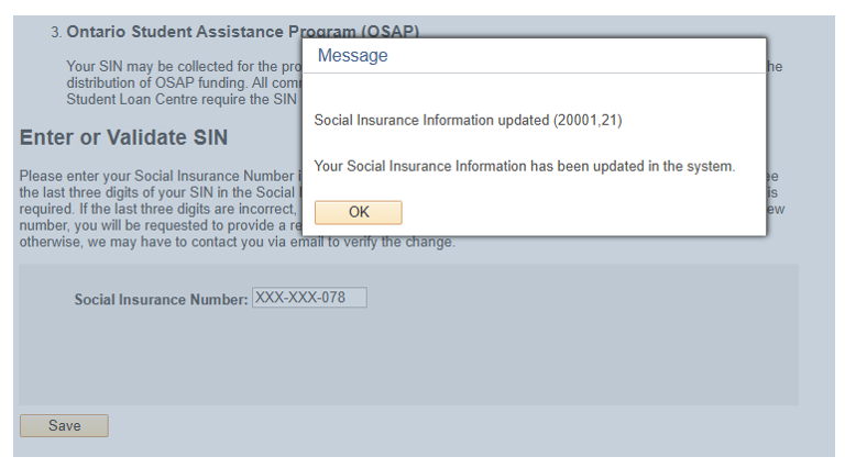 How-to: Submit your Social Insurance Number (SIN) | MyNC | Niagara College