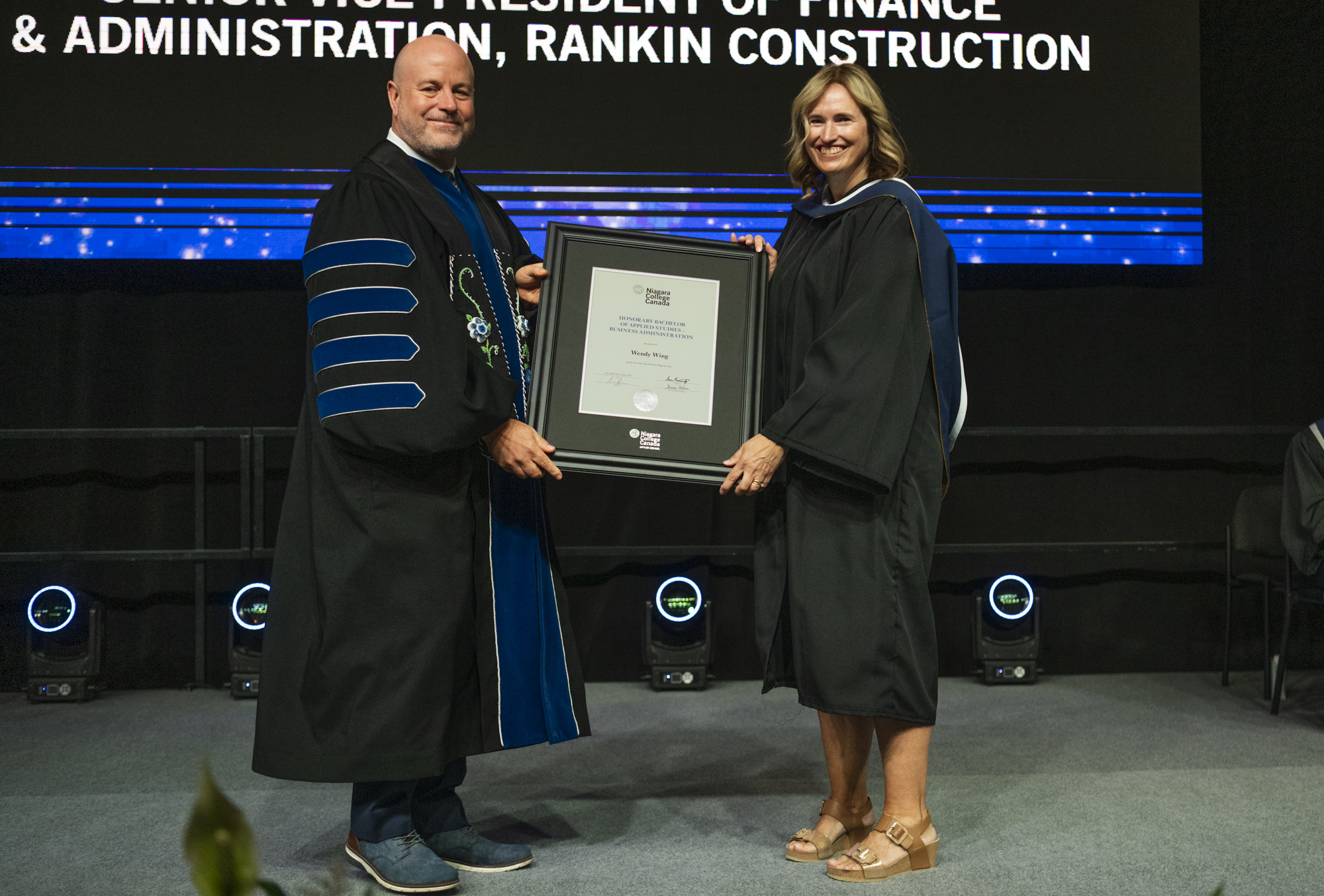 Media, Trades and Technology grads cross the stage at Niagara College’s Spring Convocation ...