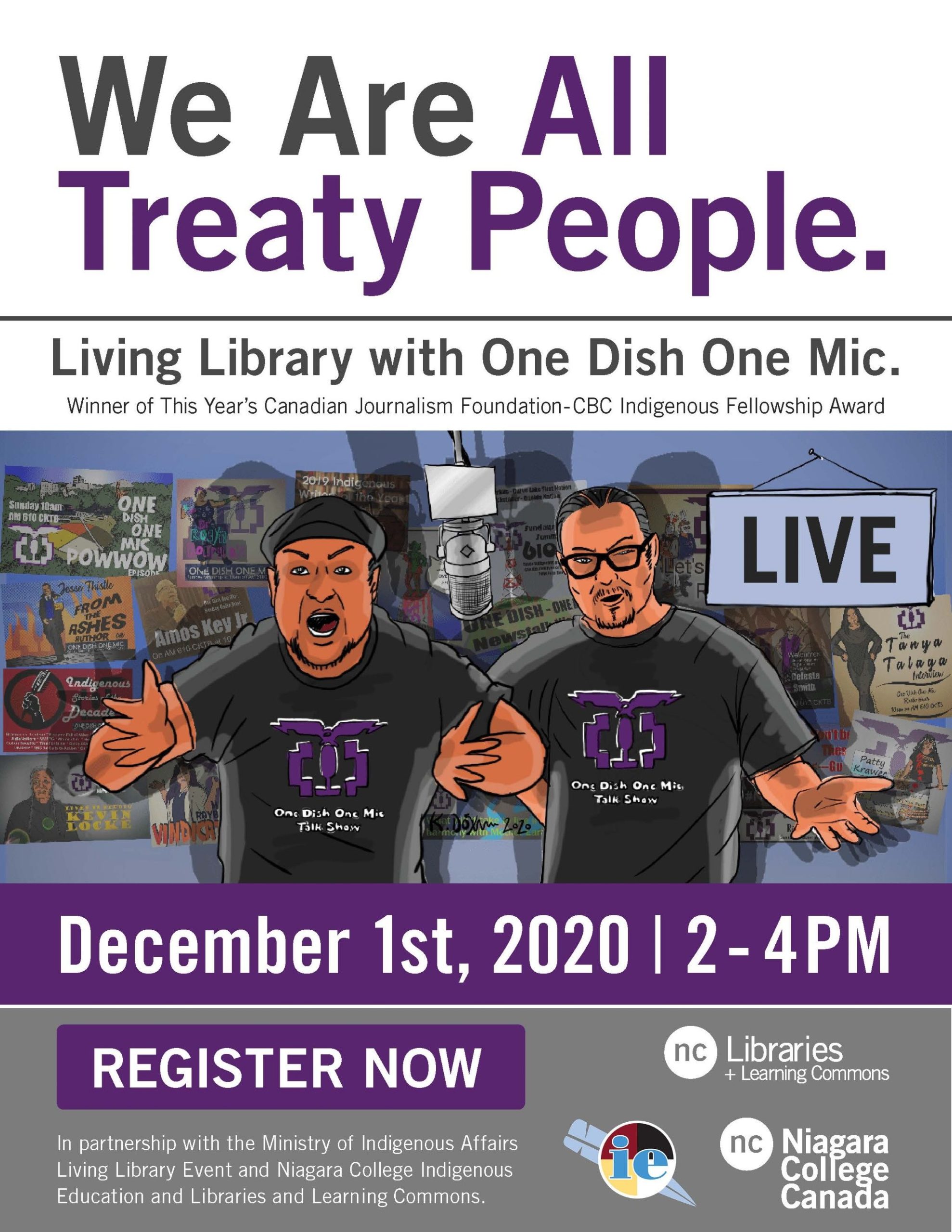 Niagara College hosting We Are All Treaty People, a Living Library ...