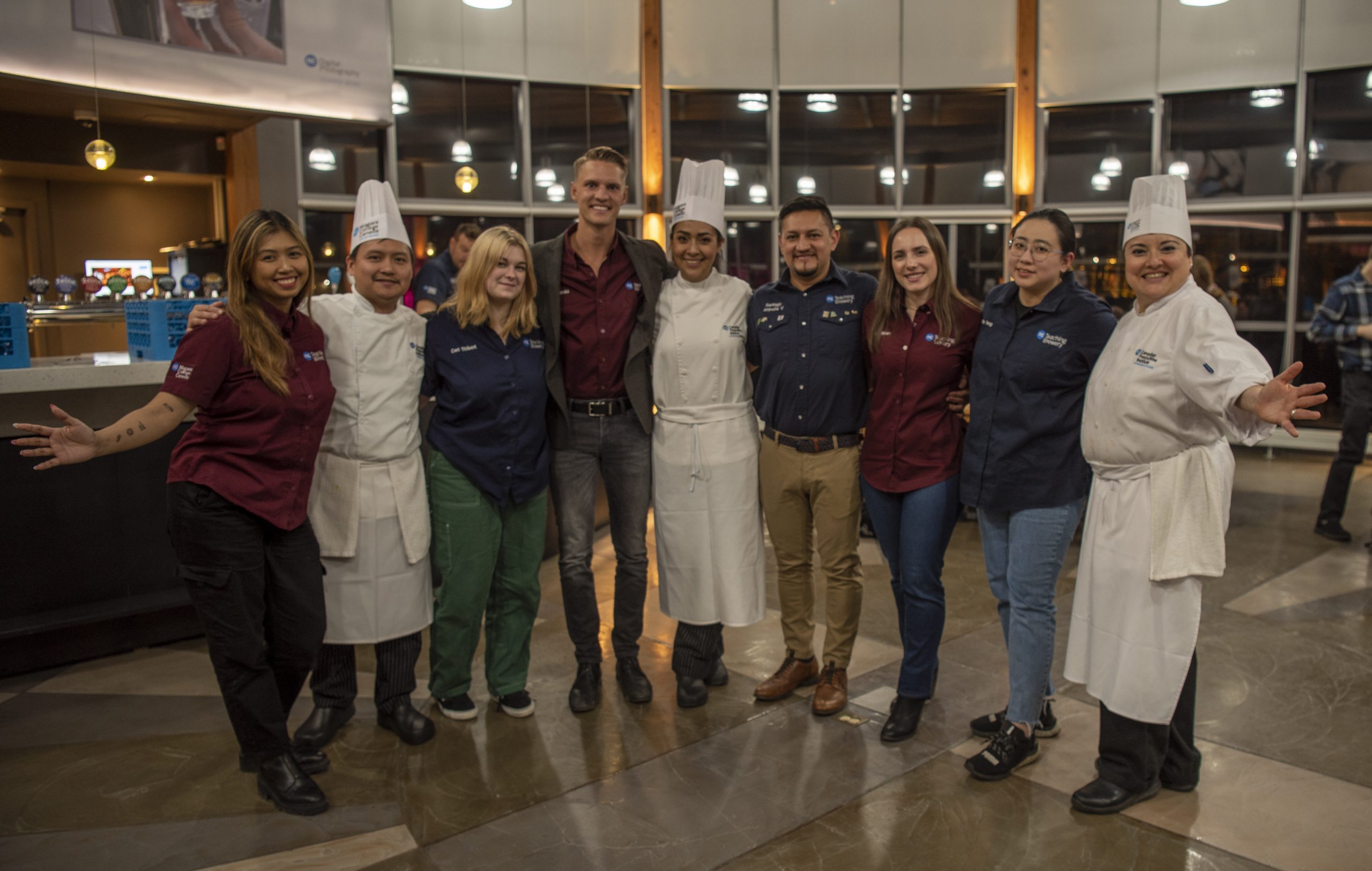 Wine vs. beer student showdown on the table for College dinner event ...