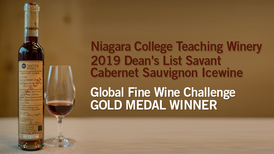 Teaching Winery wins global gold for Icewine | Niagara College