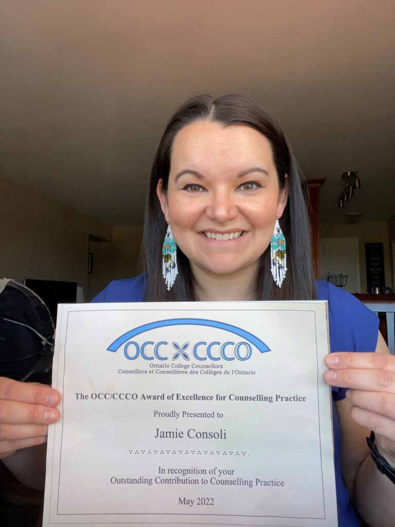 NC’s Jamie Consoli wins Award of Excellence in Counselling Practice ...