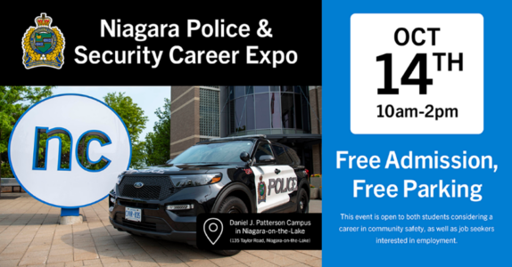 NC, NRPS partner on Niagara Police and Security Career Expo October 14 ...
