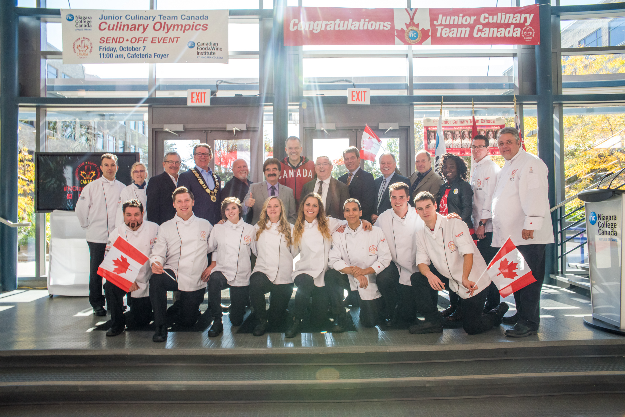 Go Team Canada! Niagara College cheers its team at Culinary Olympic ...